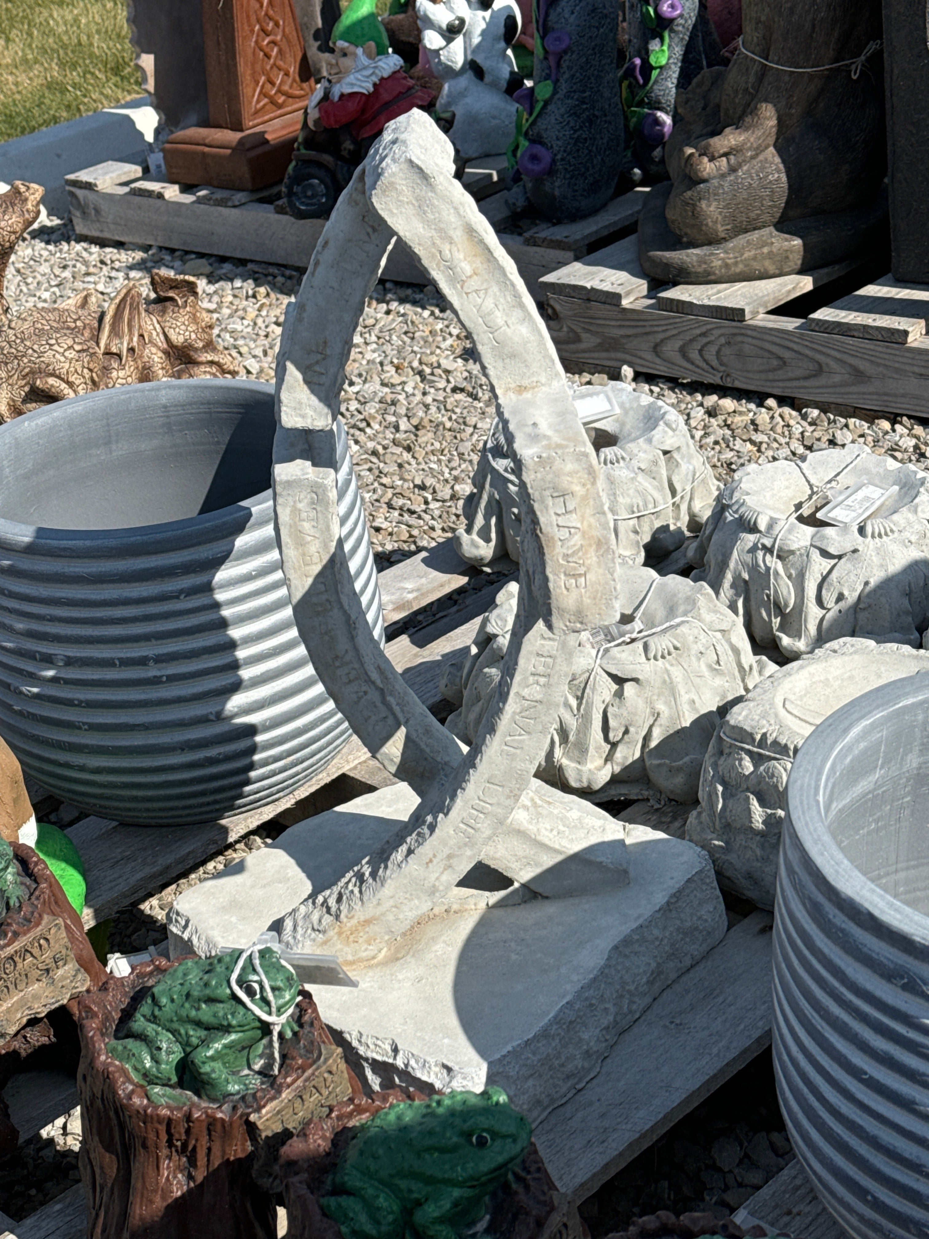 Cross/Fish - 24" tall – Fairfield Precast Concrete